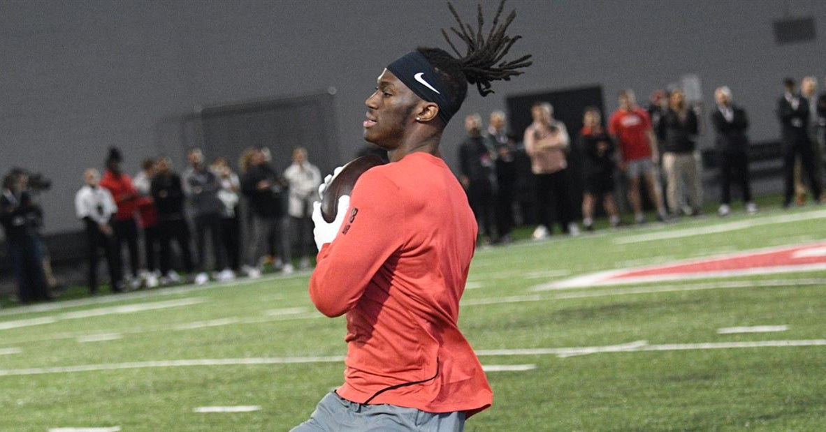 Marvin Harrison Jr. performs at pro day | Responds to JSN calling him ...