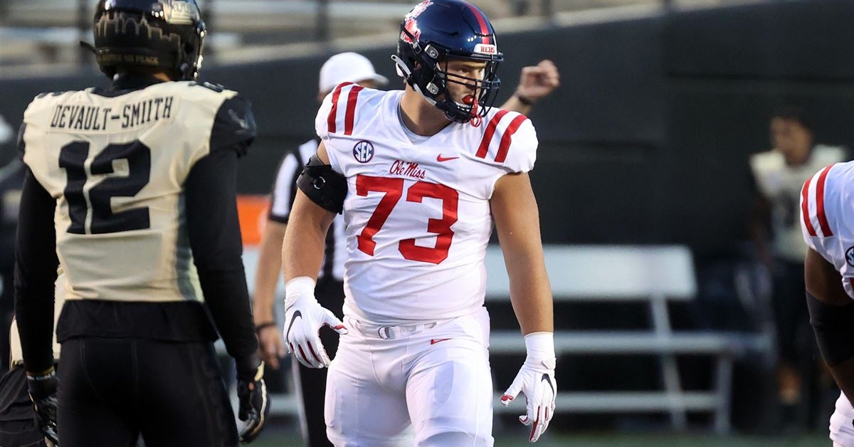 Has Eli Acker emerged as the Rebels' future at right guard?