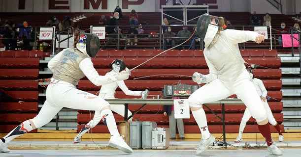 Fencing title highlights Temple's 2022-23 win-loss scorecard