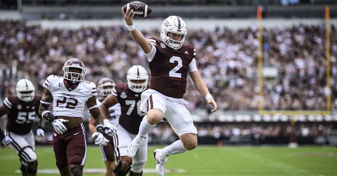 Mississippi State QB Blake Shapen out for rest of 2024 season due to ...