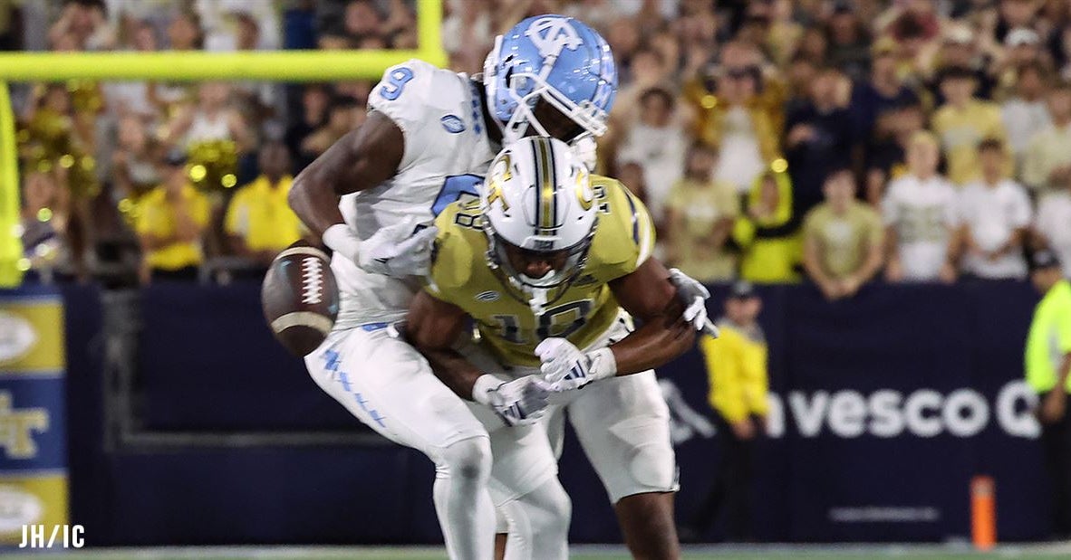 UNC WR Tez Walker released from hospital after scary hit at Georgia ...