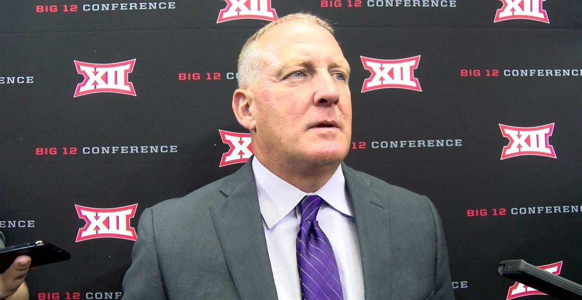 Kansas State head coach Chris Klieman speaks following press conference ...