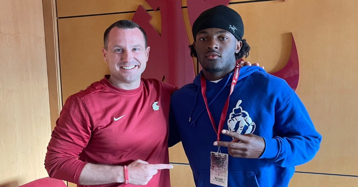 Touted WR impressed by Jake Dickert's energy during WSU visit