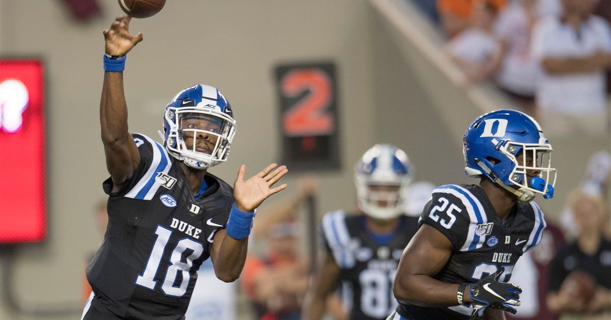 Duke Football Offensive Depth Chart Notes vs Syracuse