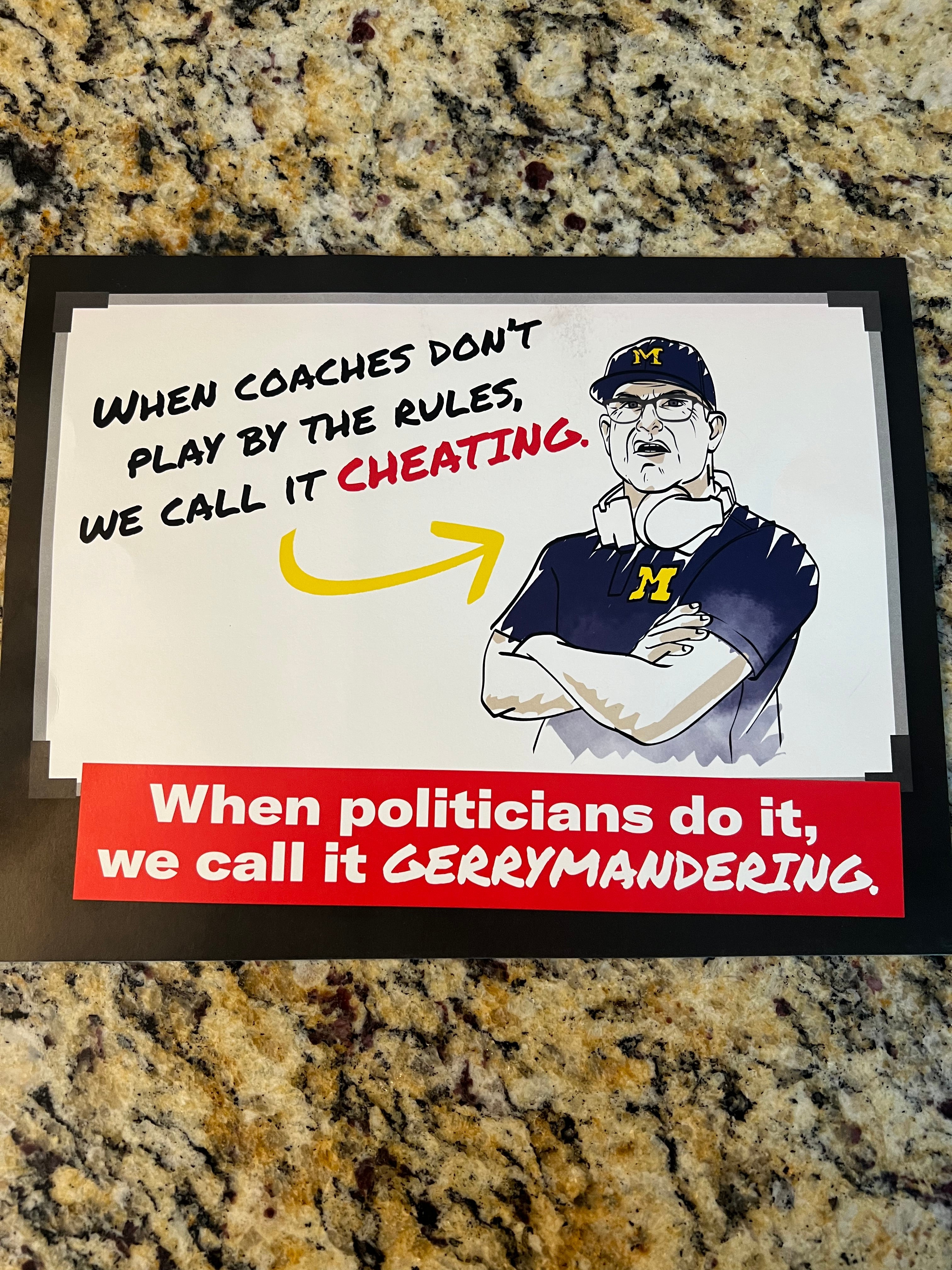 Hilarious political ad (Michigan Cheating)