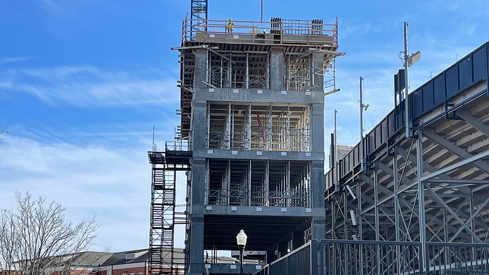 IN PHOTOS: Progress on north end zone construction at Jordan-Hare Stadium