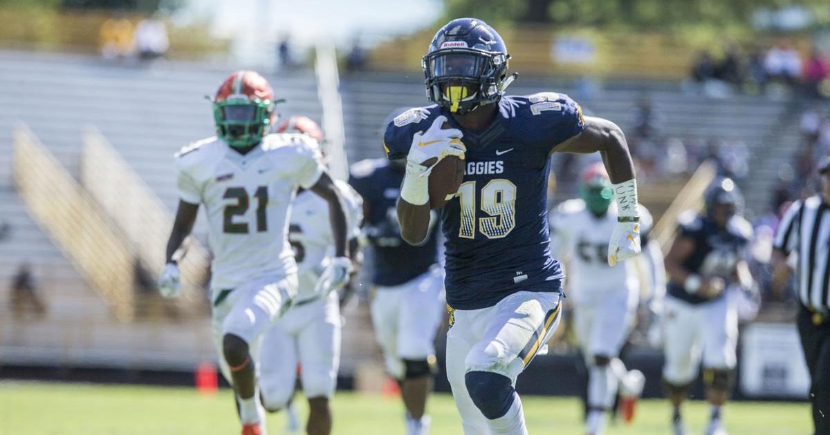 The NCAT Register covers N.C. A&T Aggies' Senior WR Zachary Leslie
