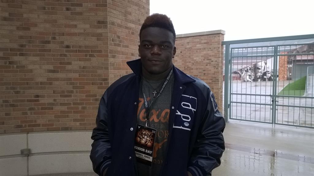Kendell Jones talks Texas' junior day