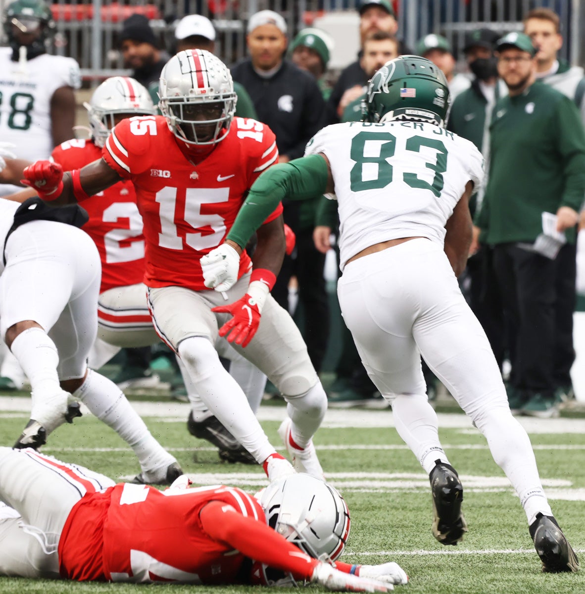 Sights and Sounds: Buckeyes celebrate seniors, then destroy Michigan ...