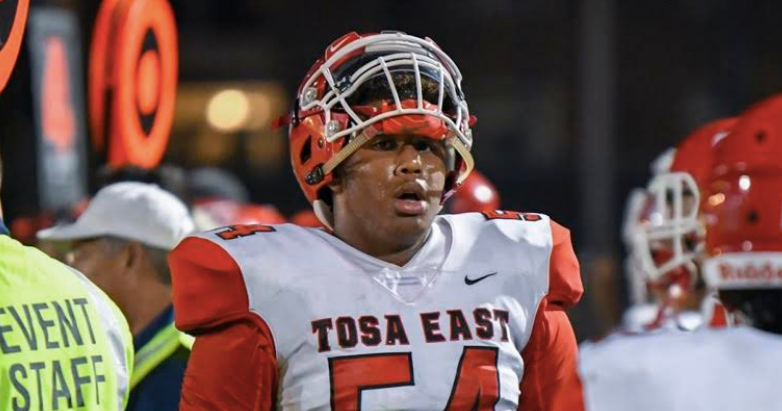 OT Marcus Mbow names top five schools