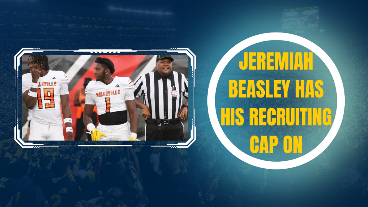 Jeremiah Beasley taking care of business for Belleville, and Michigan