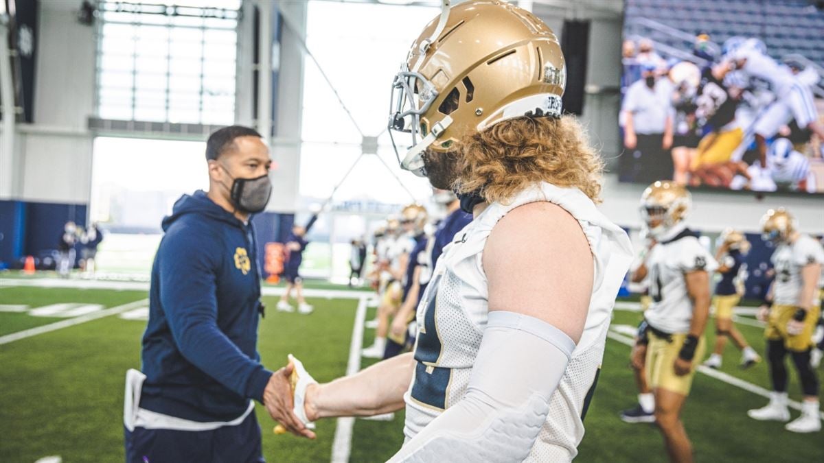 Marcus Freeman discusses recruiting, why he picked Notre Dame over LSU