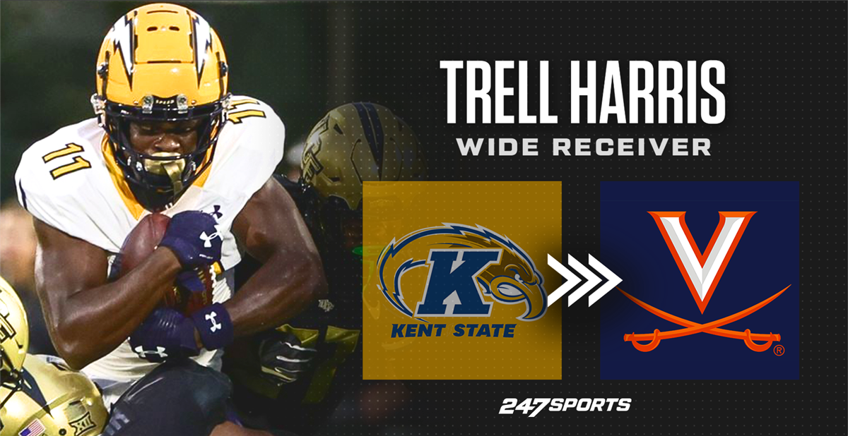 Virginia picks up commitment from Kent State WR transfer Trell Harris ...