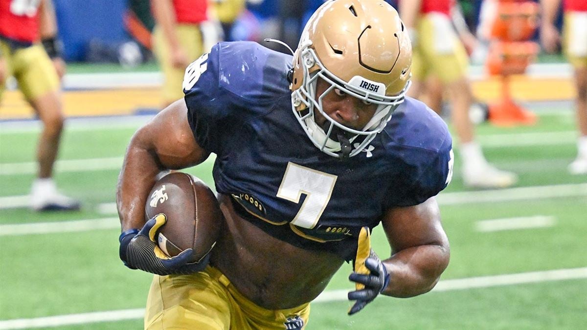 WATCH: Audric Estime punches it in, Notre Dame leads 28-3