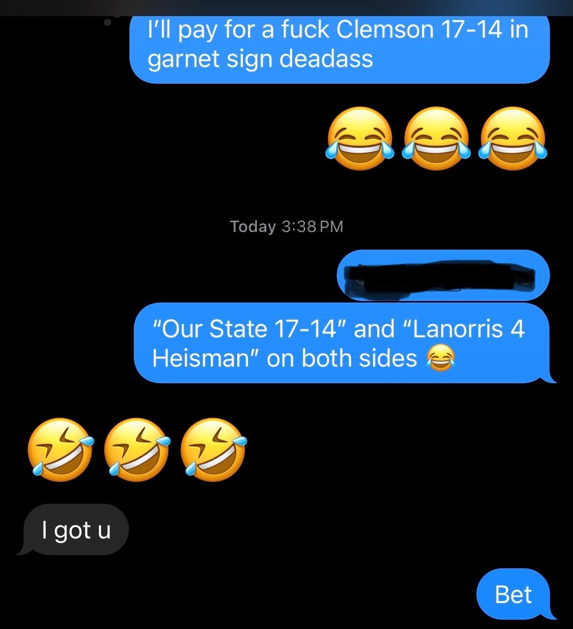 Getting my Texas friend