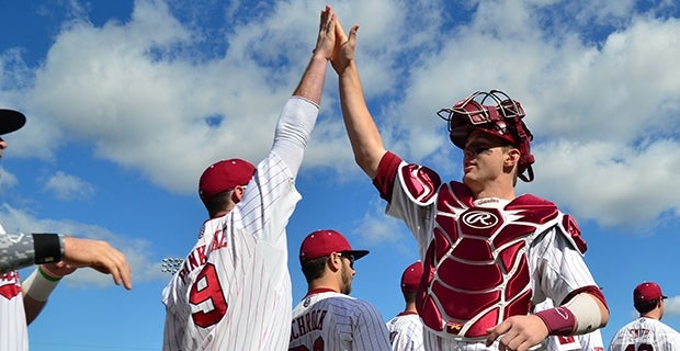 Nearly 100 former players return for alumni baseball game