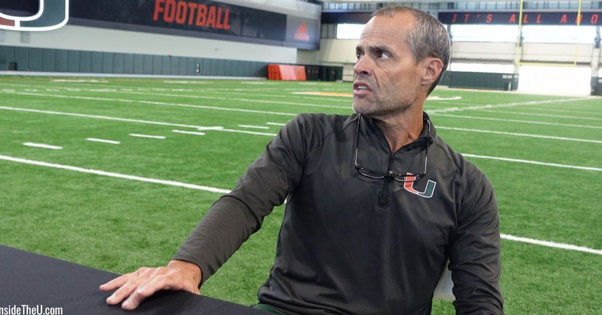 VIDEO: Offensive line coach Alex Mirabal interview at media day