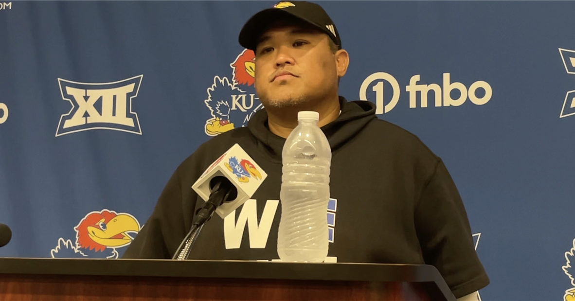 WATCH: Daryl Agpalsa, Kansas OL break down the position room
