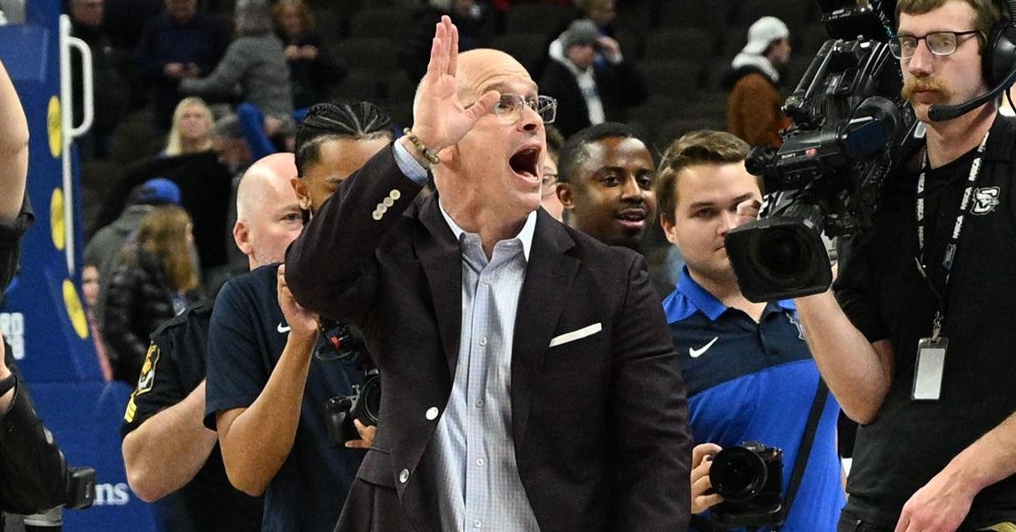 Dan Hurley taunts Creighton basketball fans after UConn coach leads ...