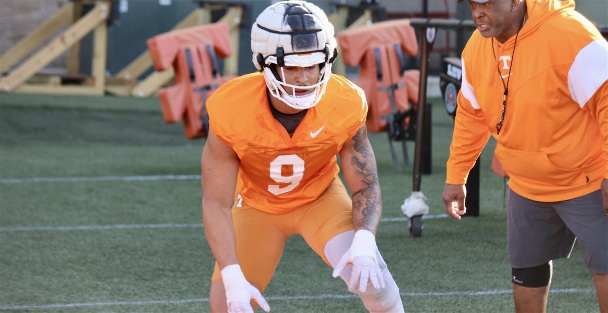 Tyler Baron ‘happy to be here,’ straining to step up for Vols in 2022