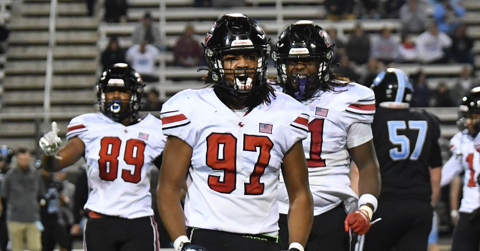 Ohio DL Keishaun Calhoun makes the call for Indiana