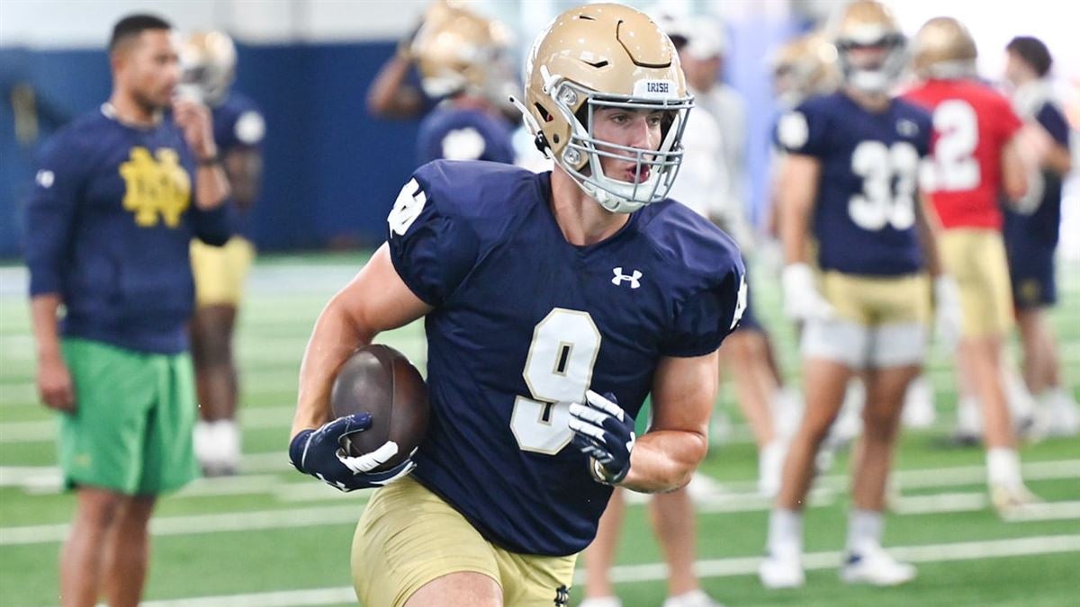 WATCH: First Touchdown Catch for Notre Dame Tight End Eli Raridon
