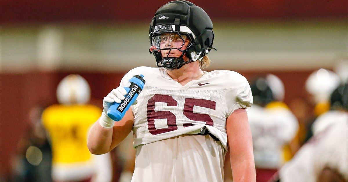 Minnesota OL Greg Johnson is ready for a fresh slate at guard this fall