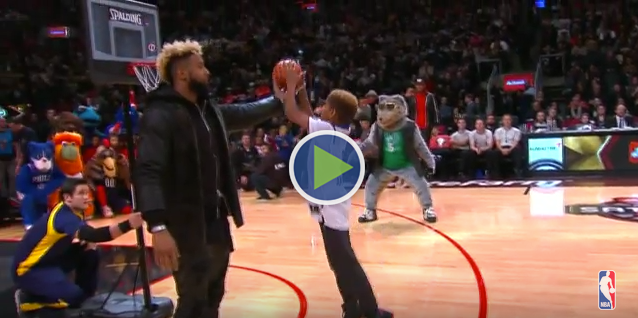 WATCH: Kids of NBA All-Stars have their own Slam Dunk Contest