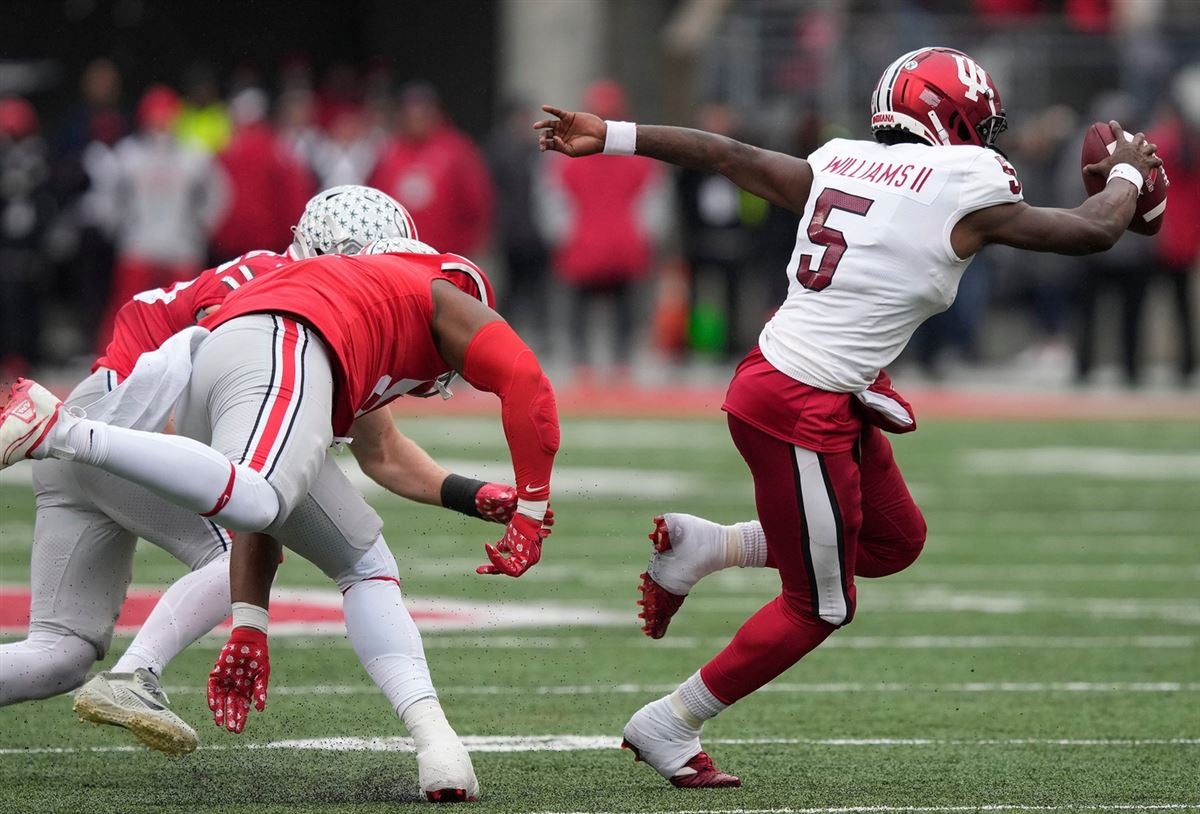 It was a rough day for IU, but playing for only the second time, QB ...