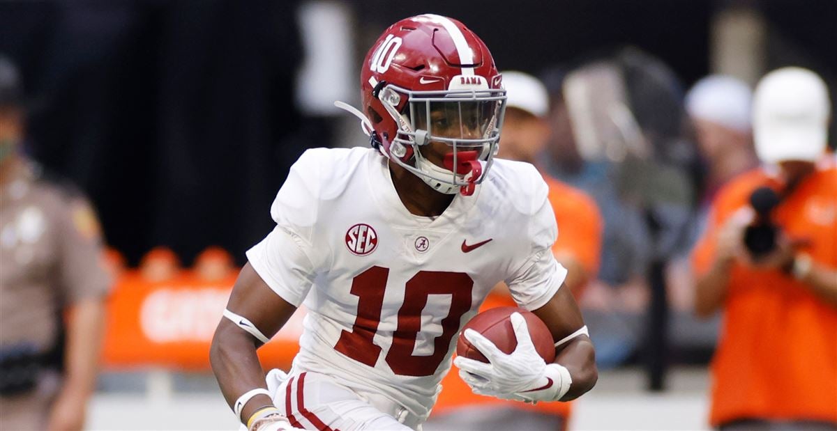 Alabama WR transfer Jojo Earle trending to TCU, Crystal Ball suggests