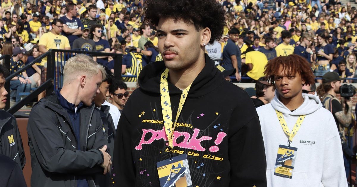 Top100 WR Quentin Burrell can envision himself in Michigan’s offense ...