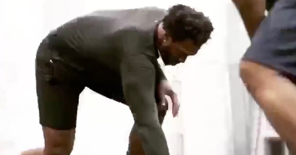 WATCH: Khalid Kareem looks healthy in tearing up drills