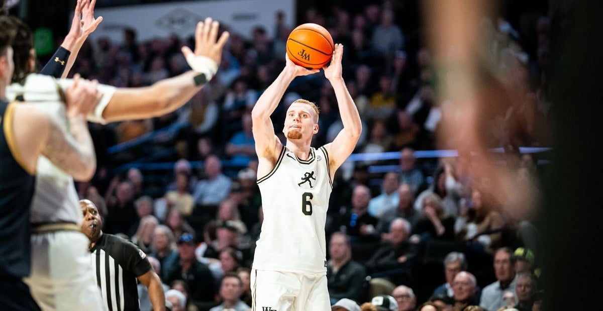 Wake Forest Basketball coach Steve Forbes post-Notre Dame press ...