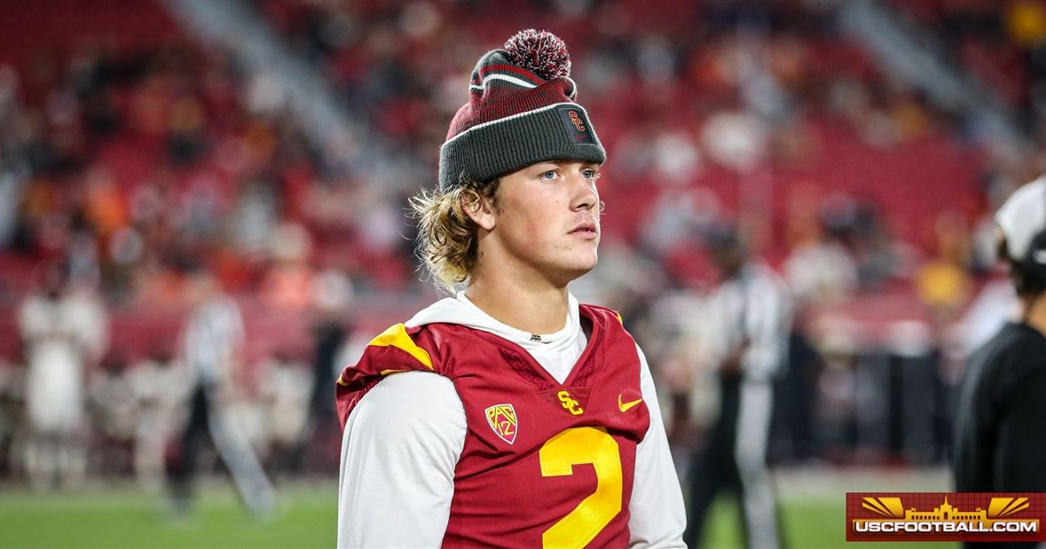 USC OC Graham Harrell talks about two offensive playmakers returning ...