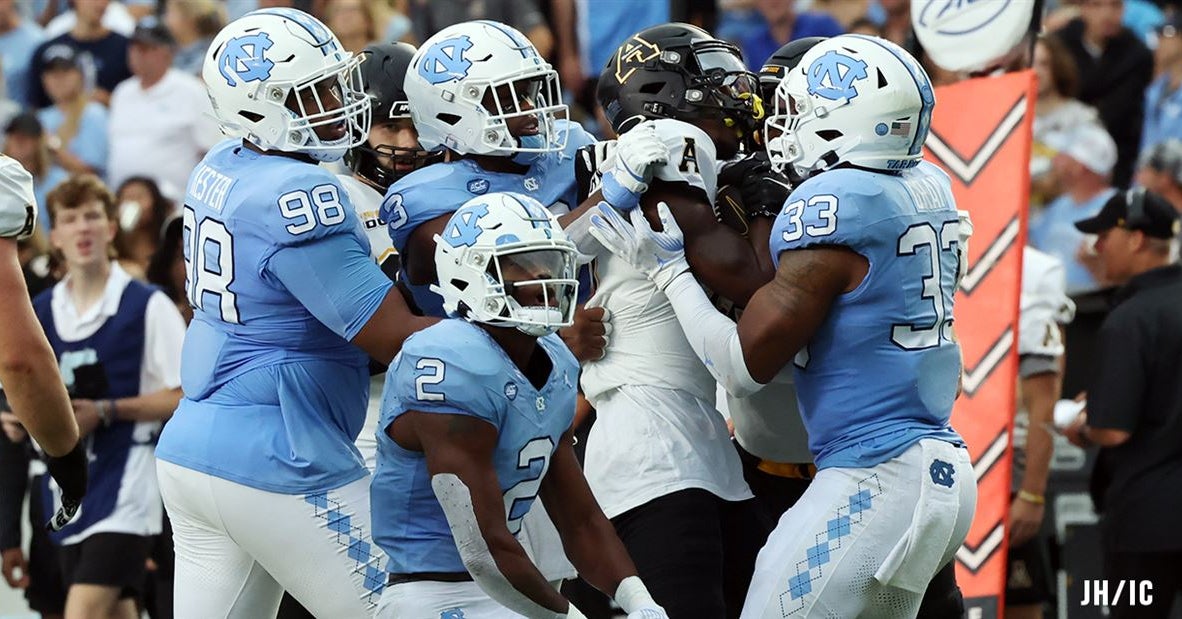 UNC Snap Counts vs. App State