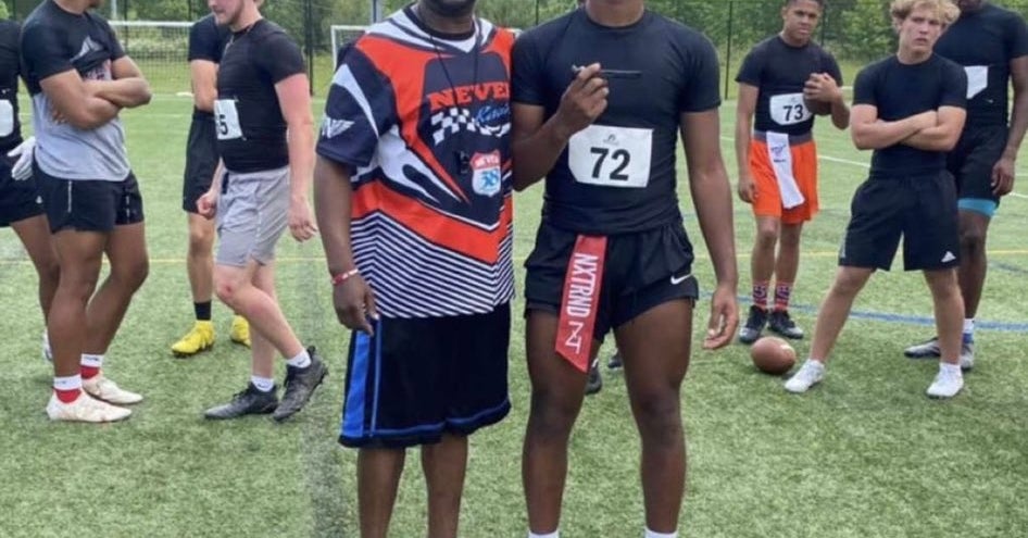 '24 ATH Jakari Nicely hit the college camp circuit this summer