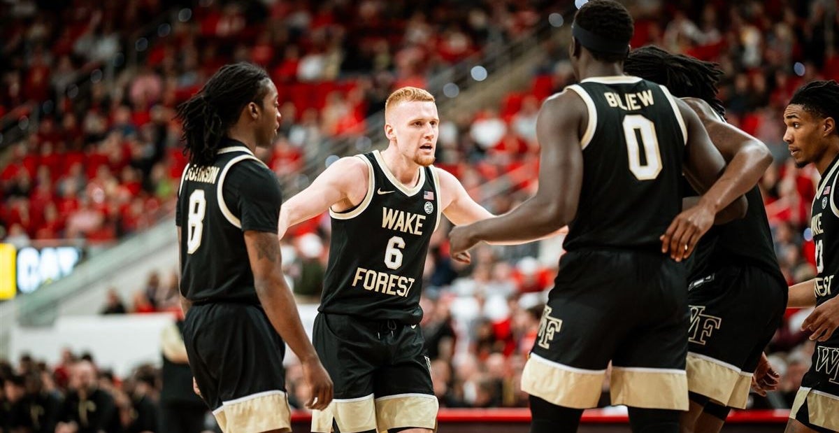 Wake Forest Basketball coach Steve Forbes post-NC State press ...