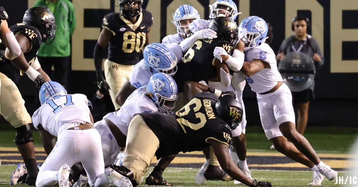 UNC Snap Counts vs. Wake Forest