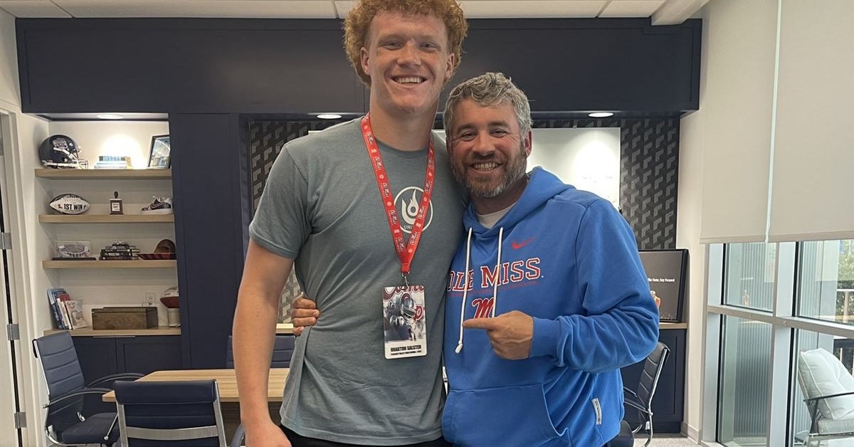 Rising 2027 TE prospect Braxton Salster ‘really’ enjoyed Ole Miss visit
