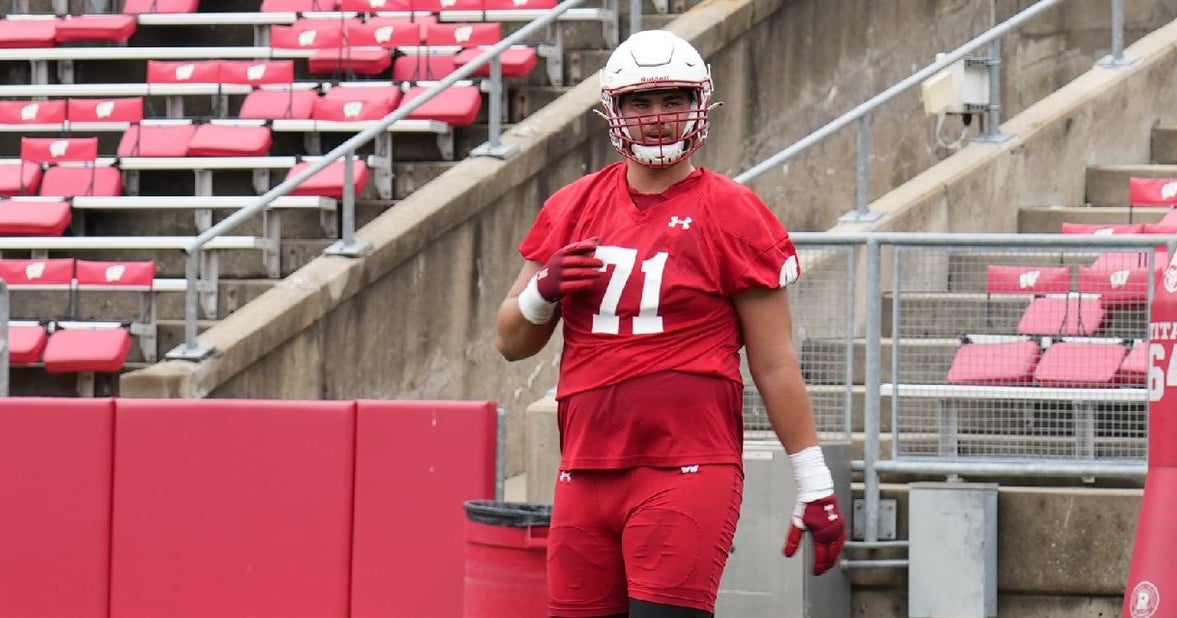 Riley Mahlman making a somewhat unexpected quick rise on Wisconsin's ...