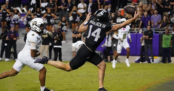 TCU WR Joseph Manjack IV discusses upcoming game against Baylor