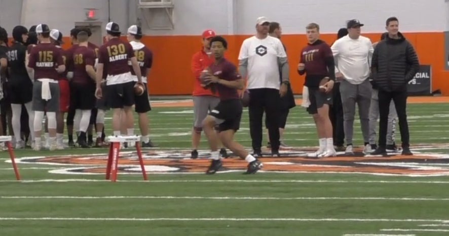 Watch: 2020 QB Anthony Romphf at The Opening Regional Ohio