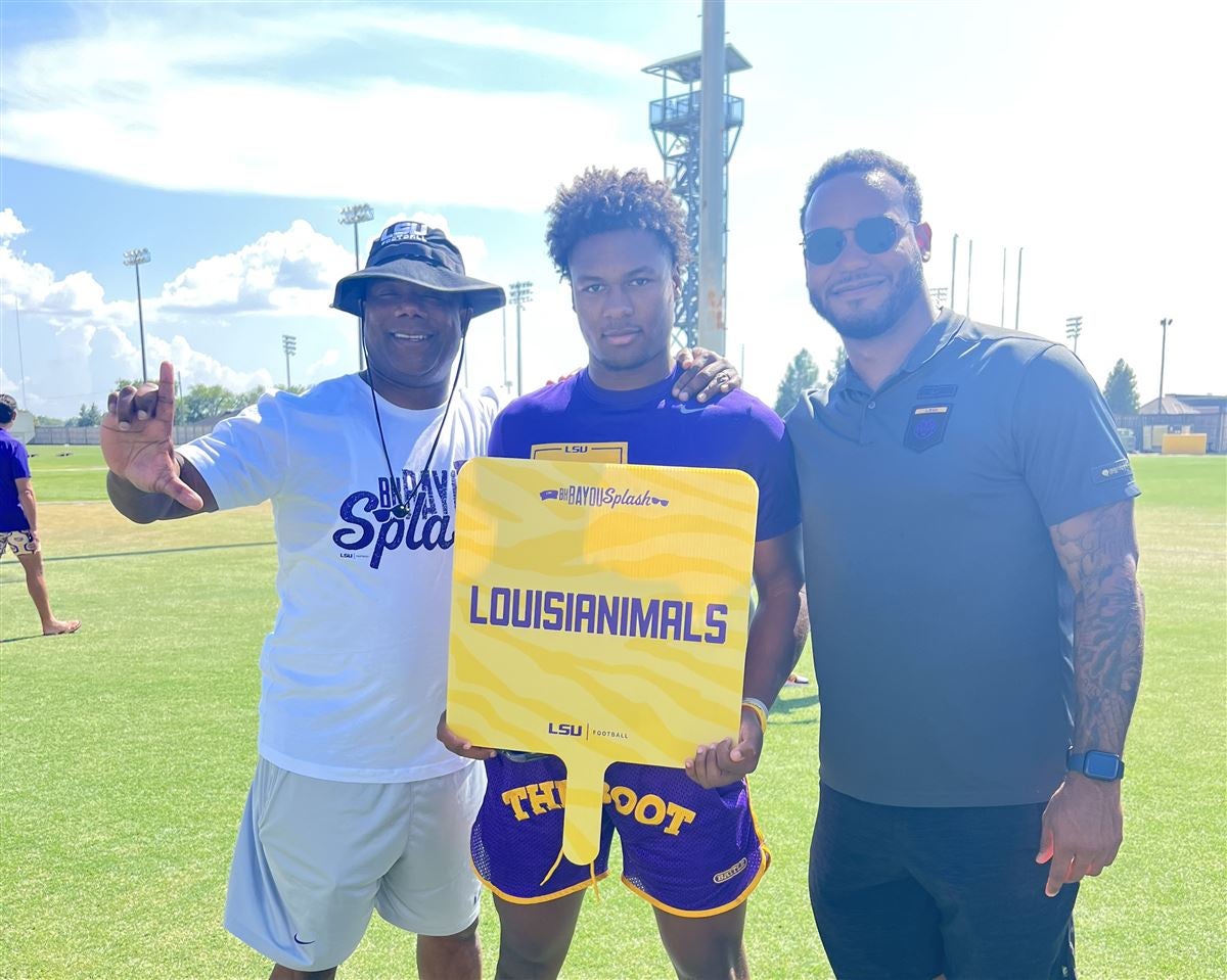 James Simon leaves Bayou Splash excited about the LSU standard