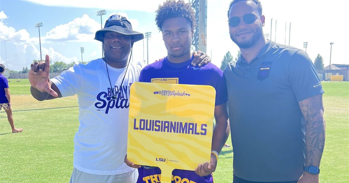 James Simon leaves Bayou Splash excited about the LSU standard