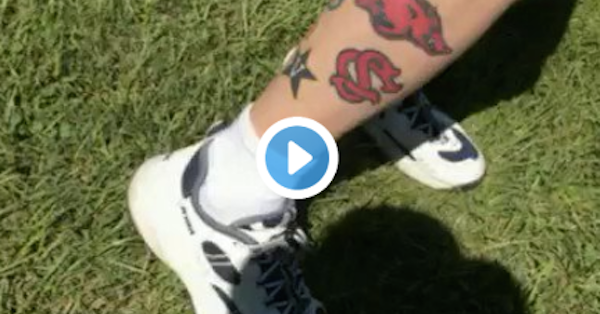 Watch: Football fan has tattoo of every SEC team's logo