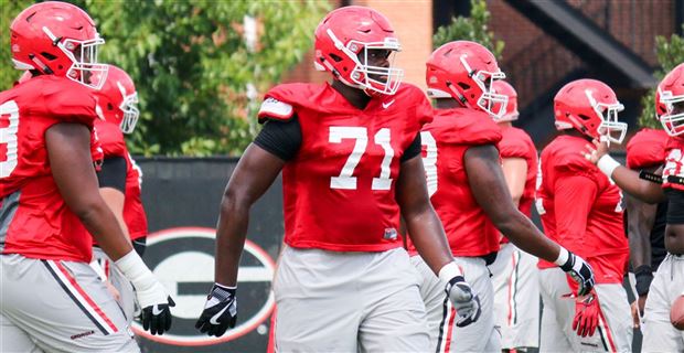 UGA freshman 'catching up quick' on offensive line