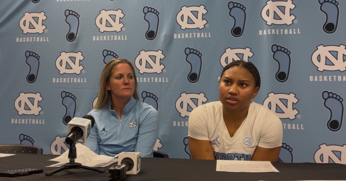 Courtney Banghart, Reniya Kelly Post-Miami Press Conference