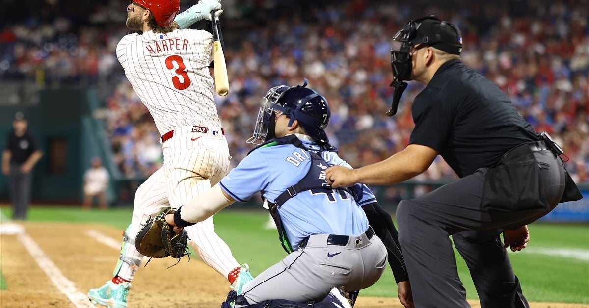 WATCH: Bryce Harper has first HR in a month called back due to fan ...