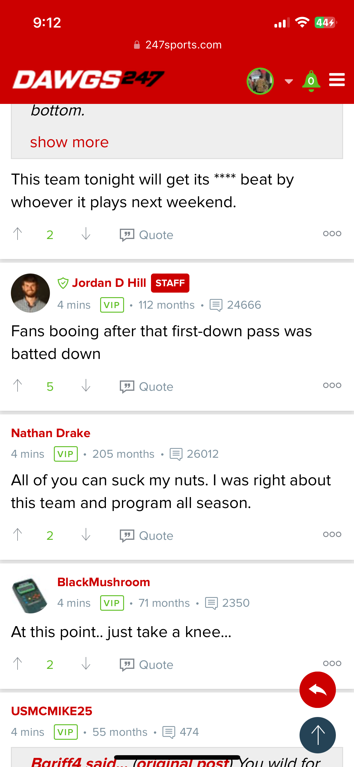 We need to drop the WR screen pass