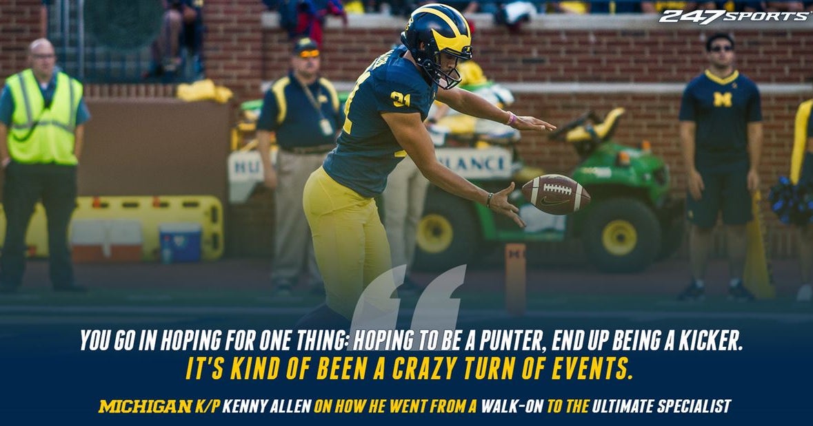 How Kenny Allen went from walk-on punter to special teams weapon